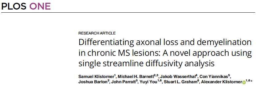 Differentiating axonal loss and demyelination in chronic MS lesions: A ...